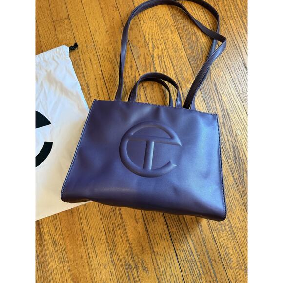Telfar | Bags | Telfar Shopping Bag Tote Womens Medium Purple Vegan ...